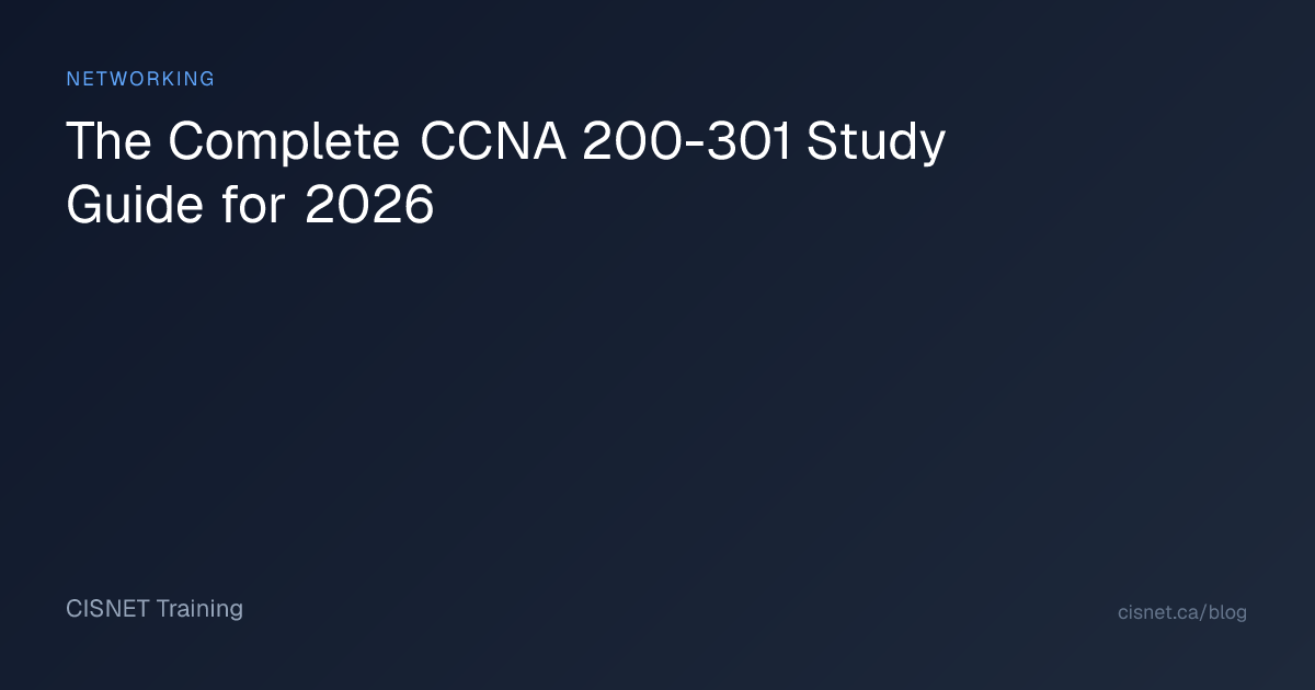 The Complete CCNA 200-301 Study Guide for 2026 Exam | CISNET